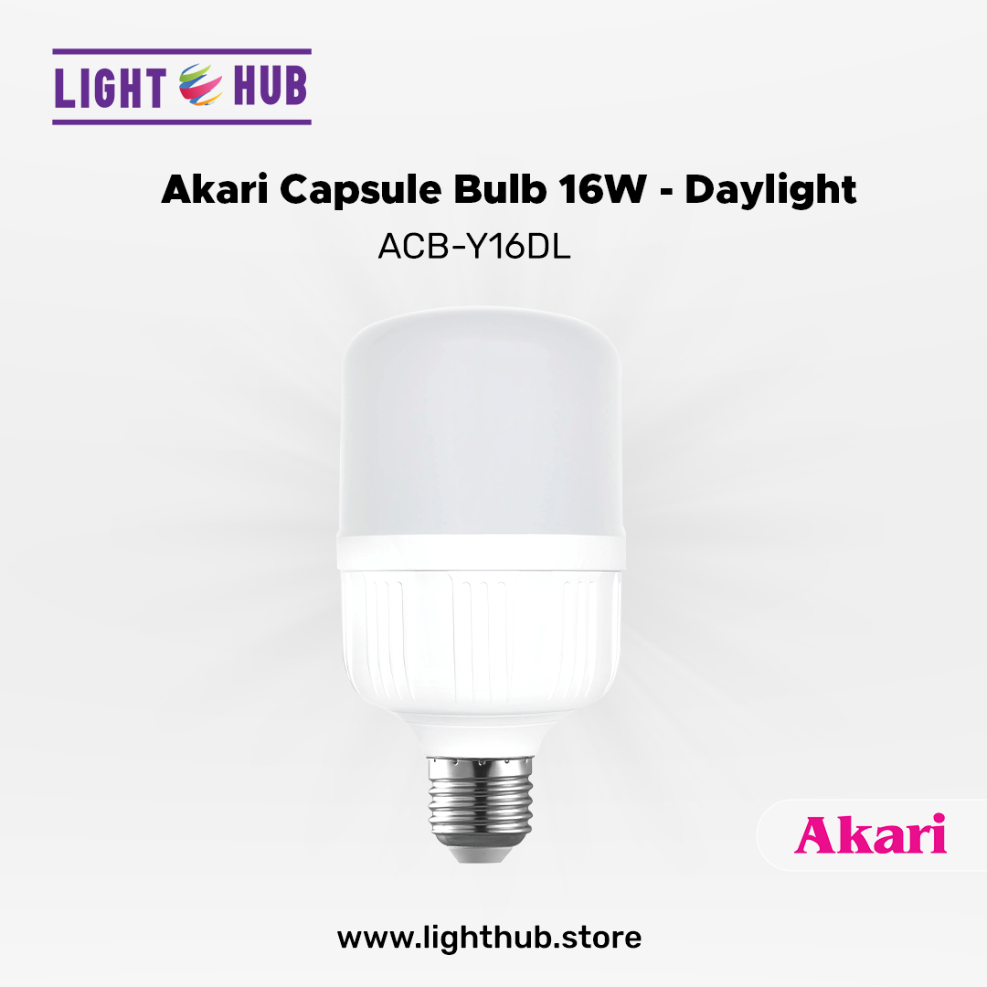 Akari Capsule Bulb 16W - Daylight (ACB-Y16DL) | Lighthub.Store
