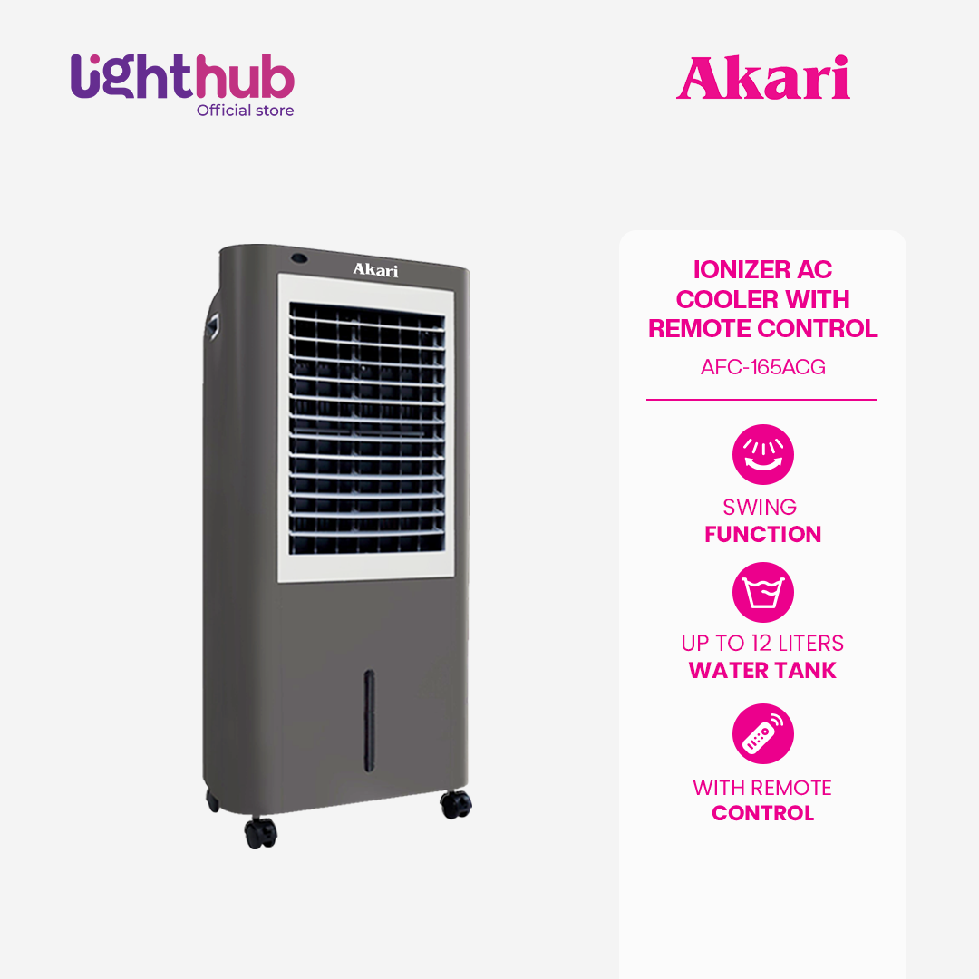 Akari Ionizer Ac Air-Cooler w/ Remote Control(AFC-165ACG) | Lighthub.Store