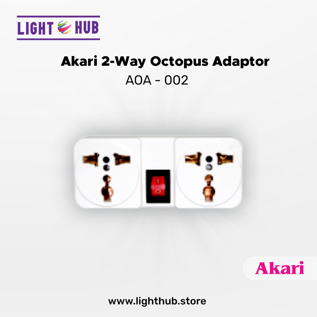 Akari 2-Way Octopus Adaptor (AOA-002) | Lighthub.Store