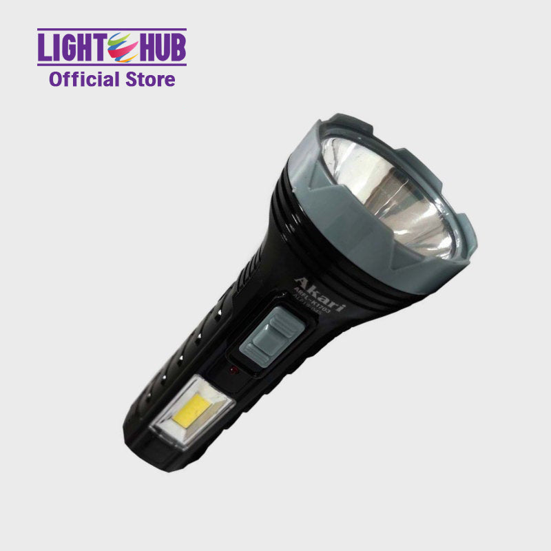 Akari 2-in-1 LED Rechargeable Solar Flashlight with Sidelight (ARFL-K1 ...