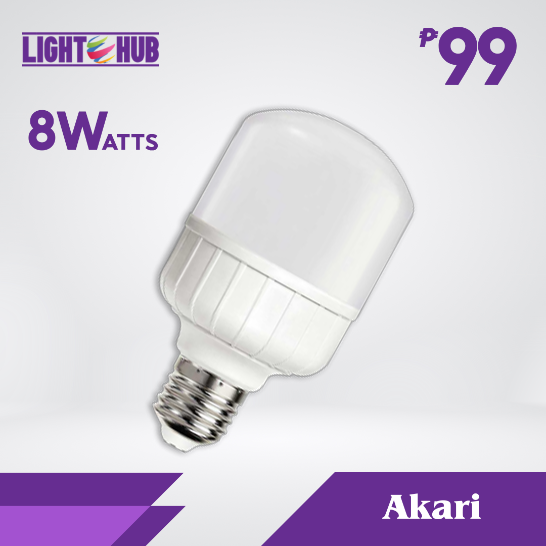 Akari Capsule Led Bulb 8W Warm White (ACB-8WW) | Lighthub.Store