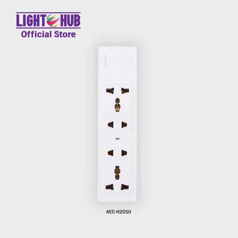 Akari 4 Gang Extension Cord (AEC-H2010) | Lighthub.Store