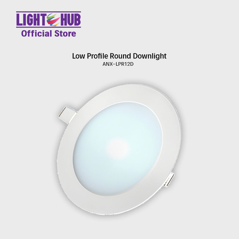 Nxled LED, Low Profile Round Downlight (ANX-LPR12D) | Lighthub.Store