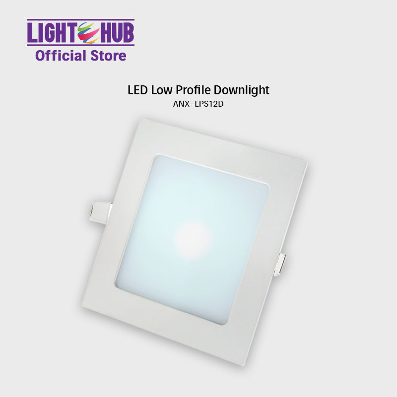 Nxled LED, Low Profile Square Downlight (ANX-LPS12D) | Lighthub.Store