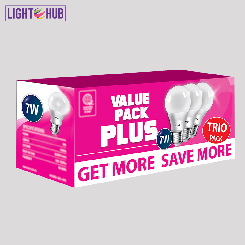 Akari LED Premiere Bulb 7 Watts Value Pack - Daylight (APLED3-7DL-VP2 ...