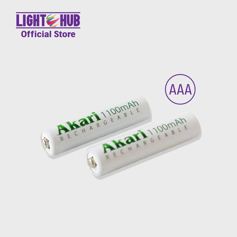 Akari Rechargeable Battery 3x1100mah AAA NiMH (ARB1100MH-BP2 ...