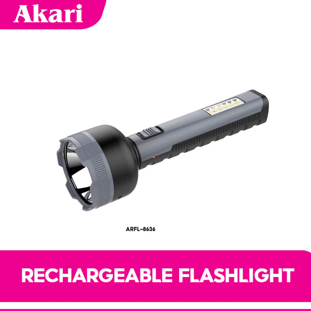 Akari Rechargeable Flashlight ARFL-8636 | Lighthub.Store